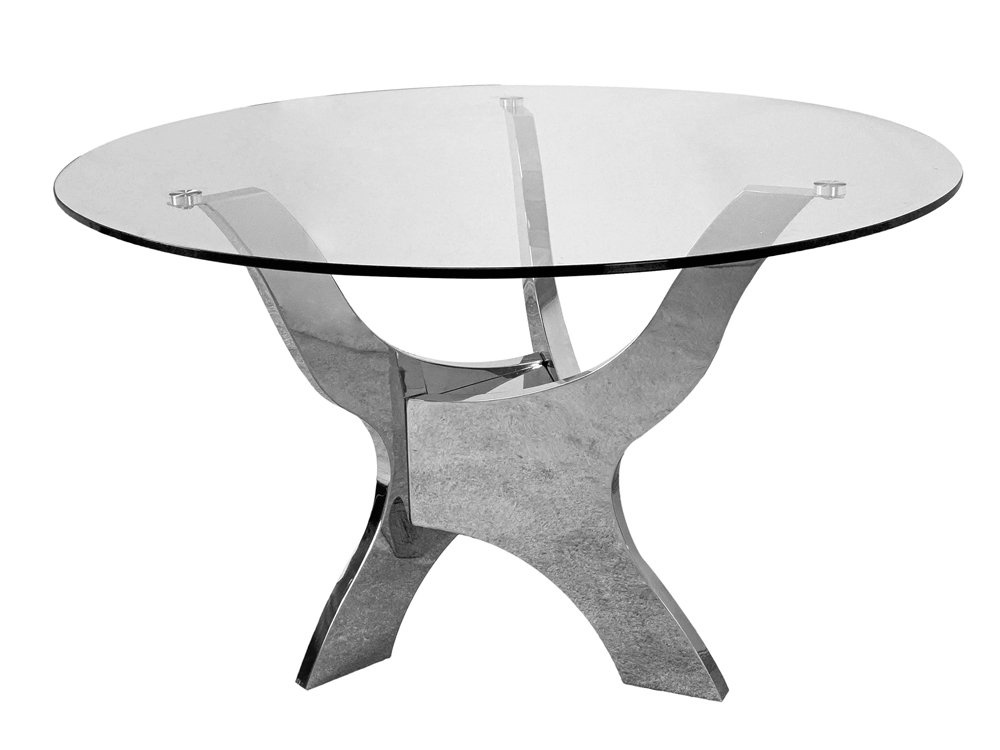 Designerski szklany stół 120x120x74 cm TH314 | Meble \ Stoły Wyprzedaż ...